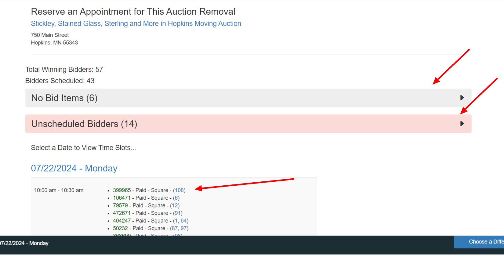 Improvements to Scheduling/Removal Appointment Feature – Affiliate ...